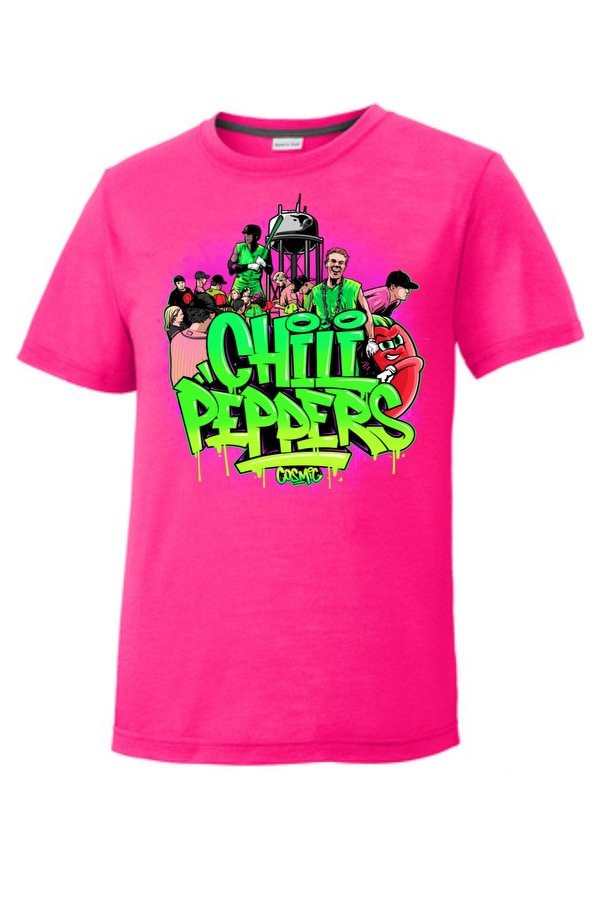 Cosmic Splash Youth Neon Pink – Tri-City Chili Peppers