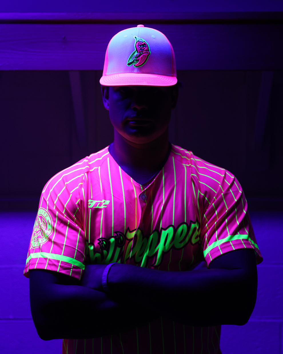 Chili Peppers Pink Pinstripe Button Down Jersey – Tri-City Chili Peppers